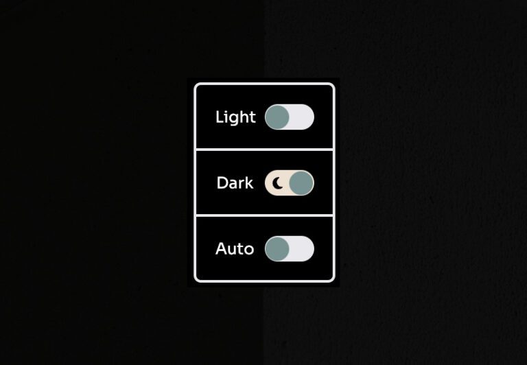 Build A Lightdark Mode Toggle Switch Component With Css And Javascript Sirrona Web Design