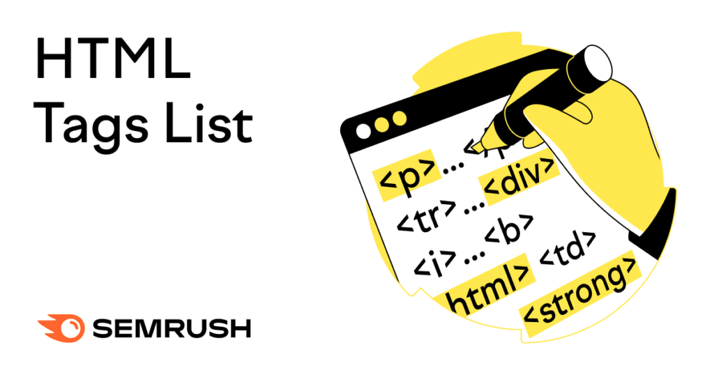 The Ultimate HTML Tags List + Free Checklist - Sirrona | Web Design